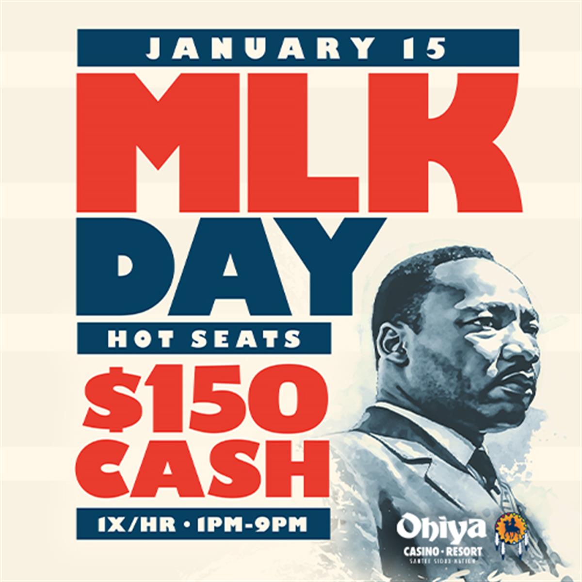 MLK Day at Ohiya Casino & Resort - Jan 15, 2024 - Community Events ...