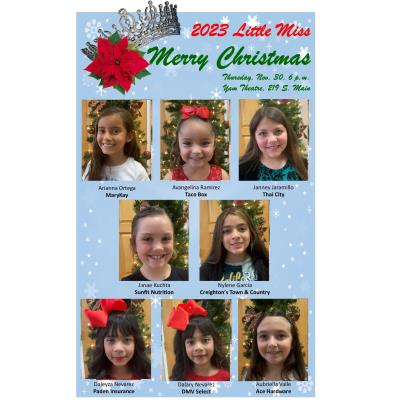 Eight candidates vie for Little Miss Merry Christmas - News - Roosevelt ...