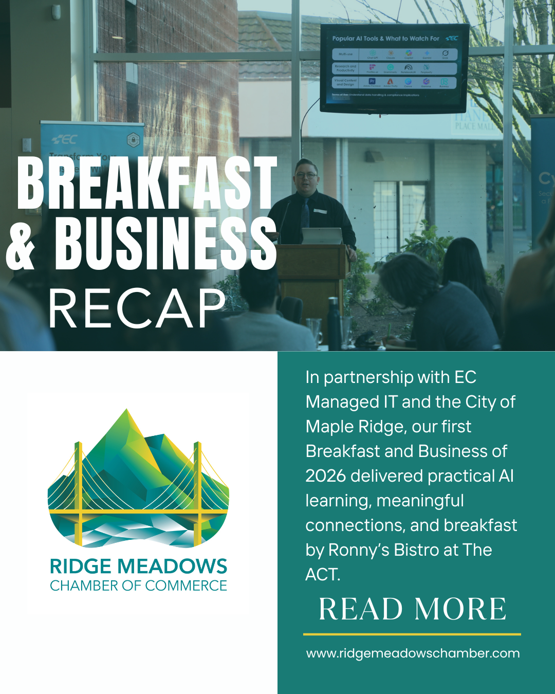 Breakfast & Business Kicks Off 2026 with Practical AI Insights at The ...