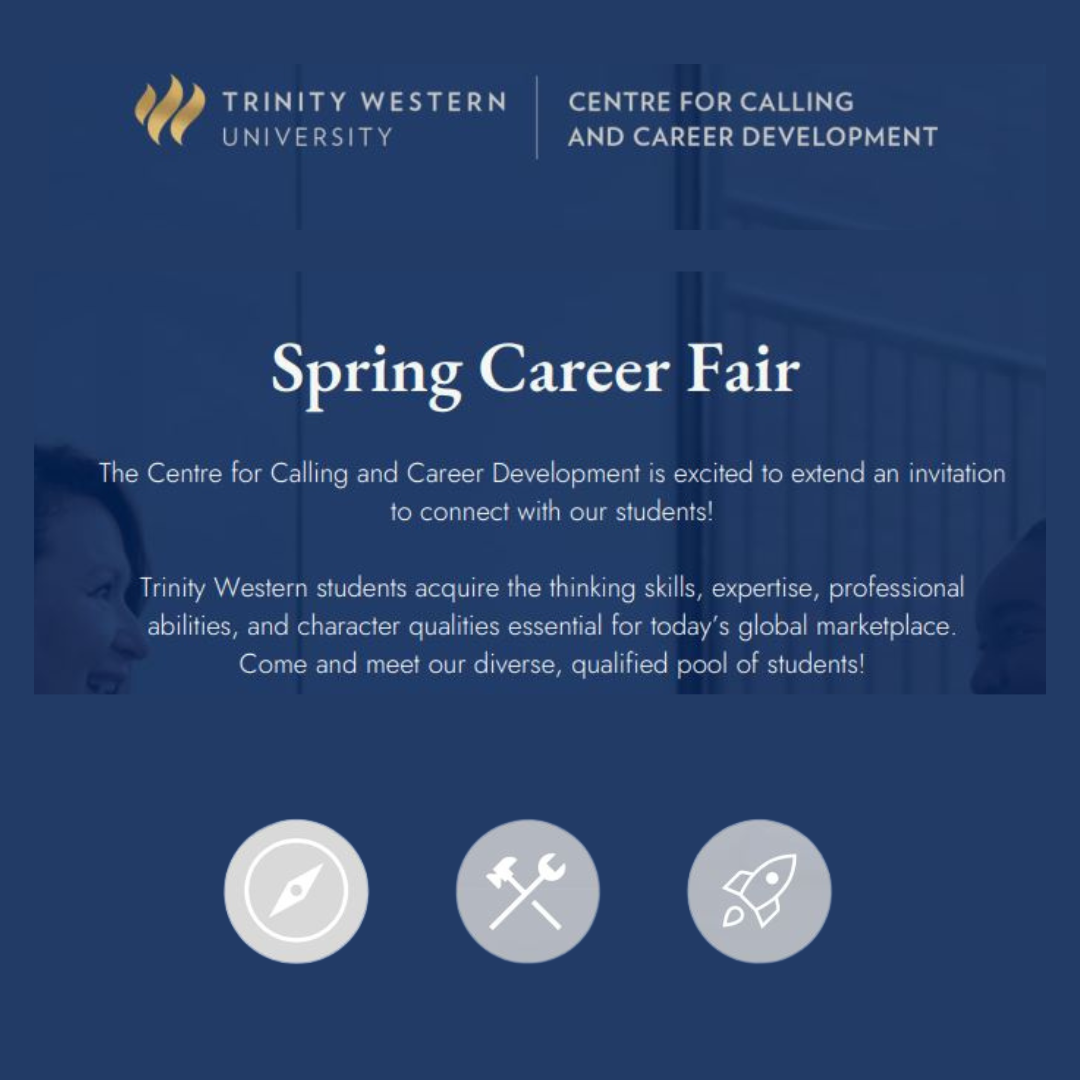 Trinity Western University - Spring Career Fair - Blog