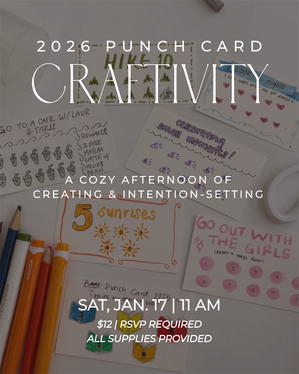 2026 Punch Card Craftivity - Jan 17, 2026 - San Dimas Chamber of Commerce