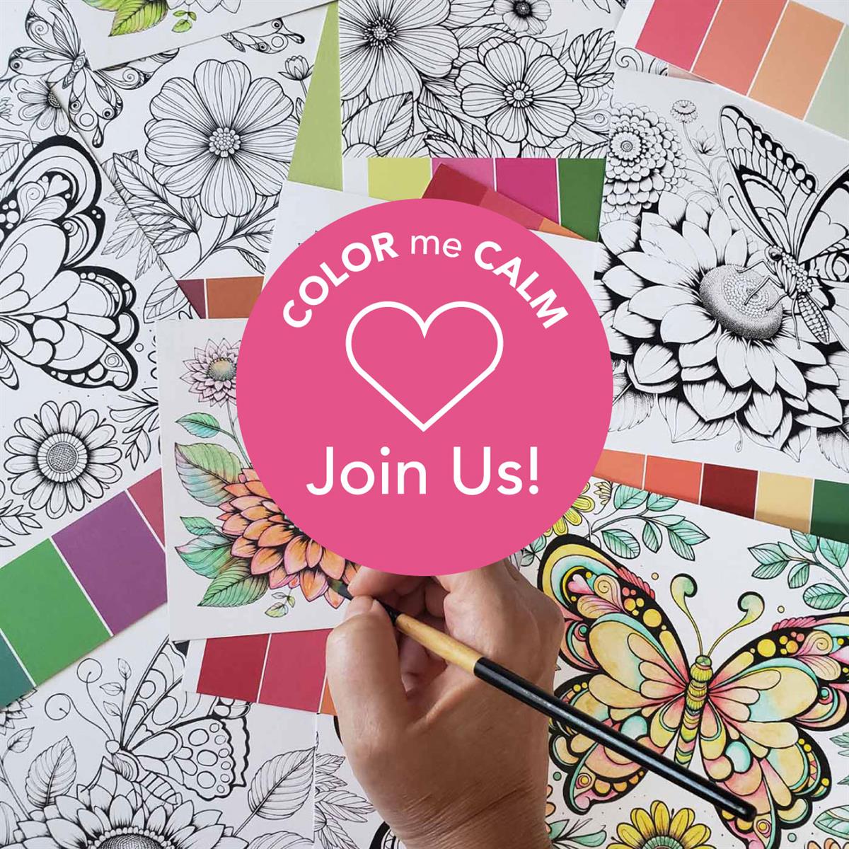 Midweek Destress: Color Me Calm – A Relaxing Adult Coloring Experience ...