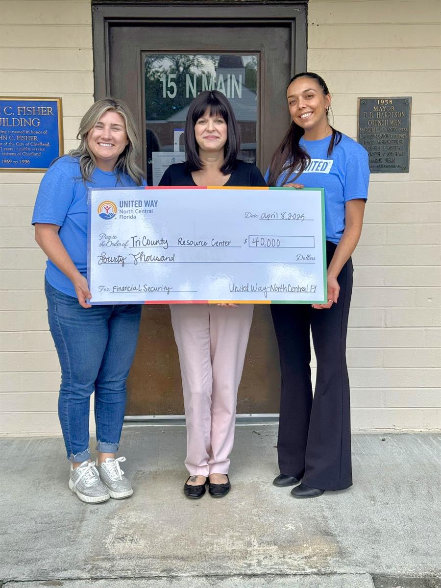 United Way North Central Florida Awards $40,000 Grant to Partnership ...