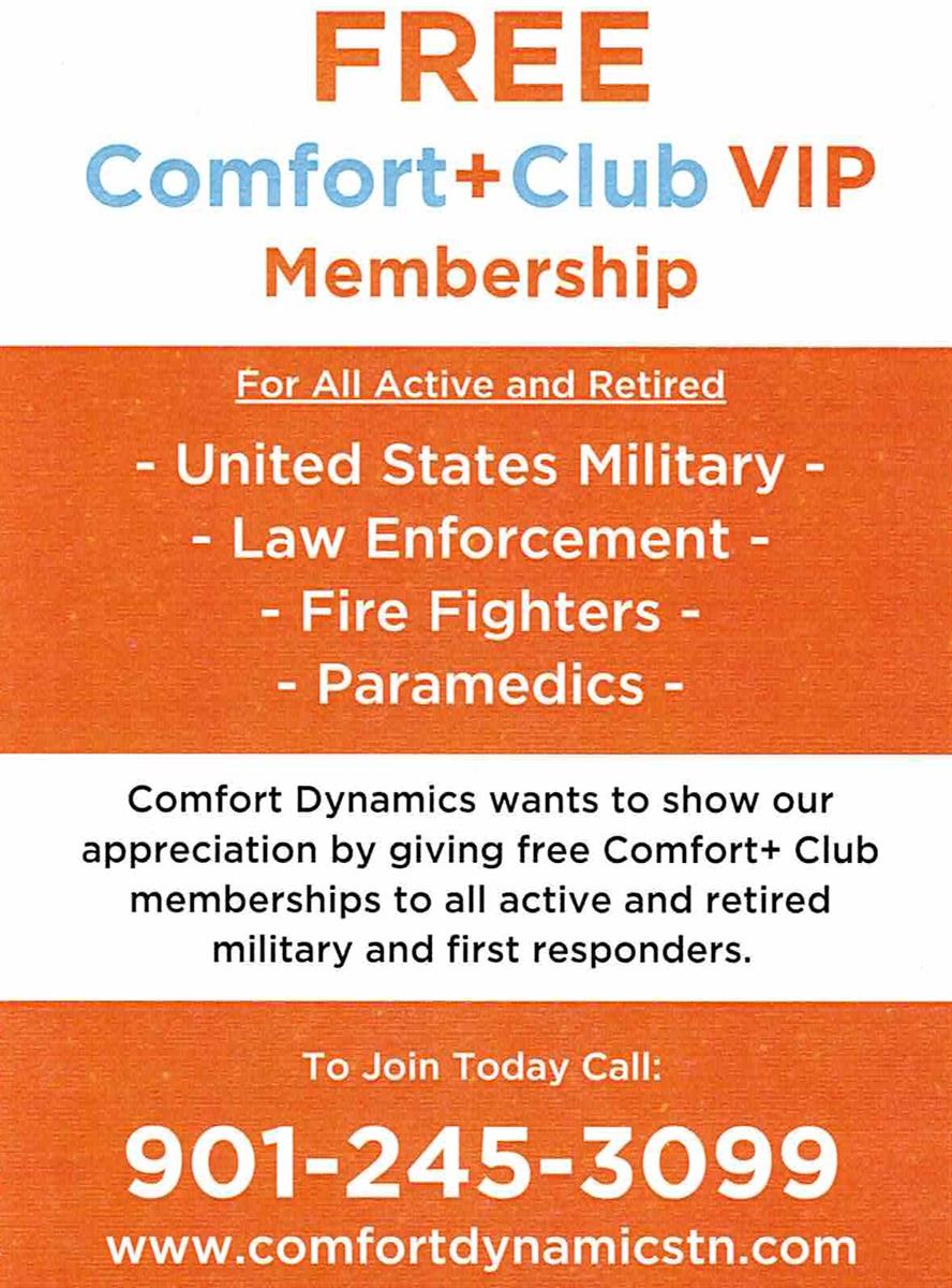 Comfort Dynamics offers free services to first responders, military ...