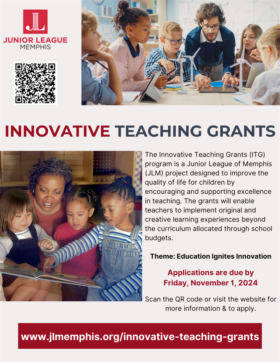 Junior League of Memphis Offers Innovative Teaching Grants for Local ...