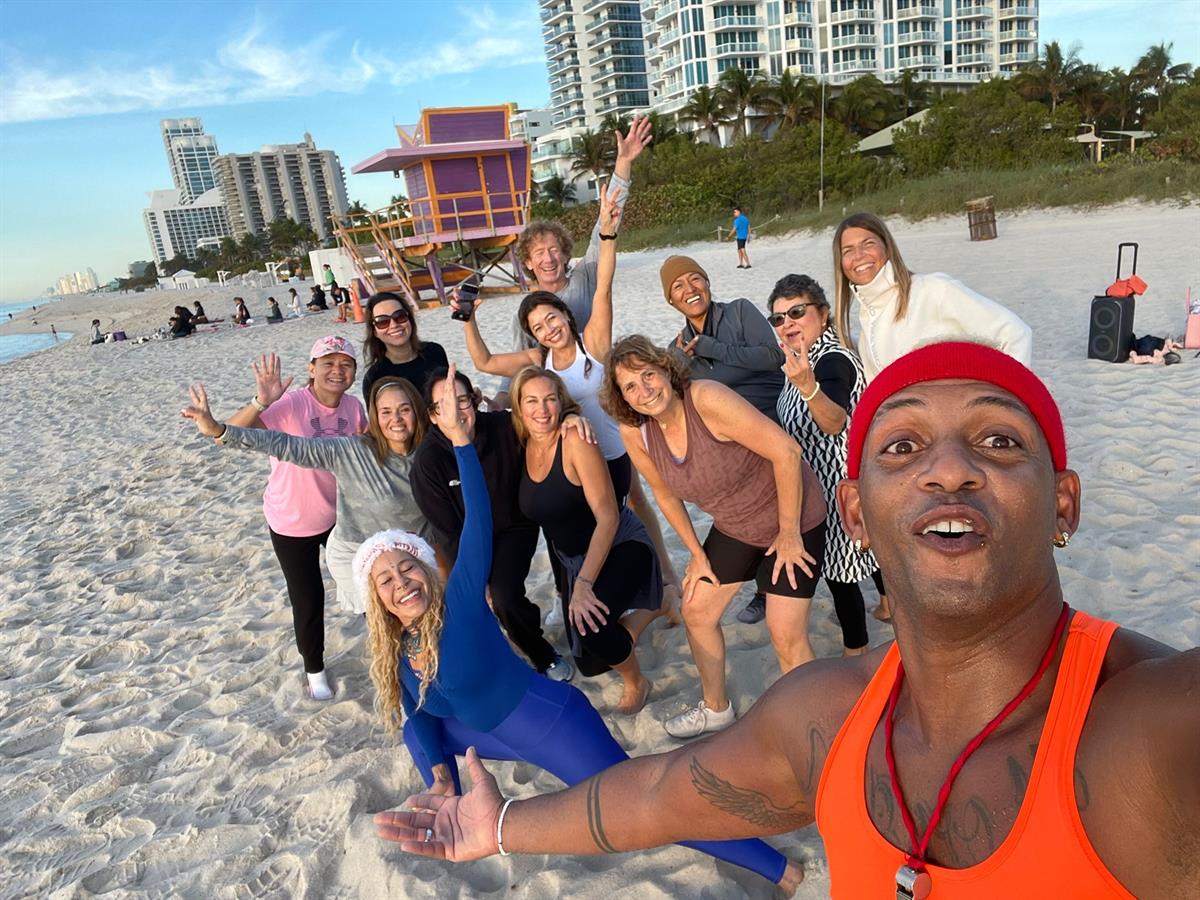 Zumba on the beach at 64th Street Beach - Feb 27, 2026 - Miami Beach ...