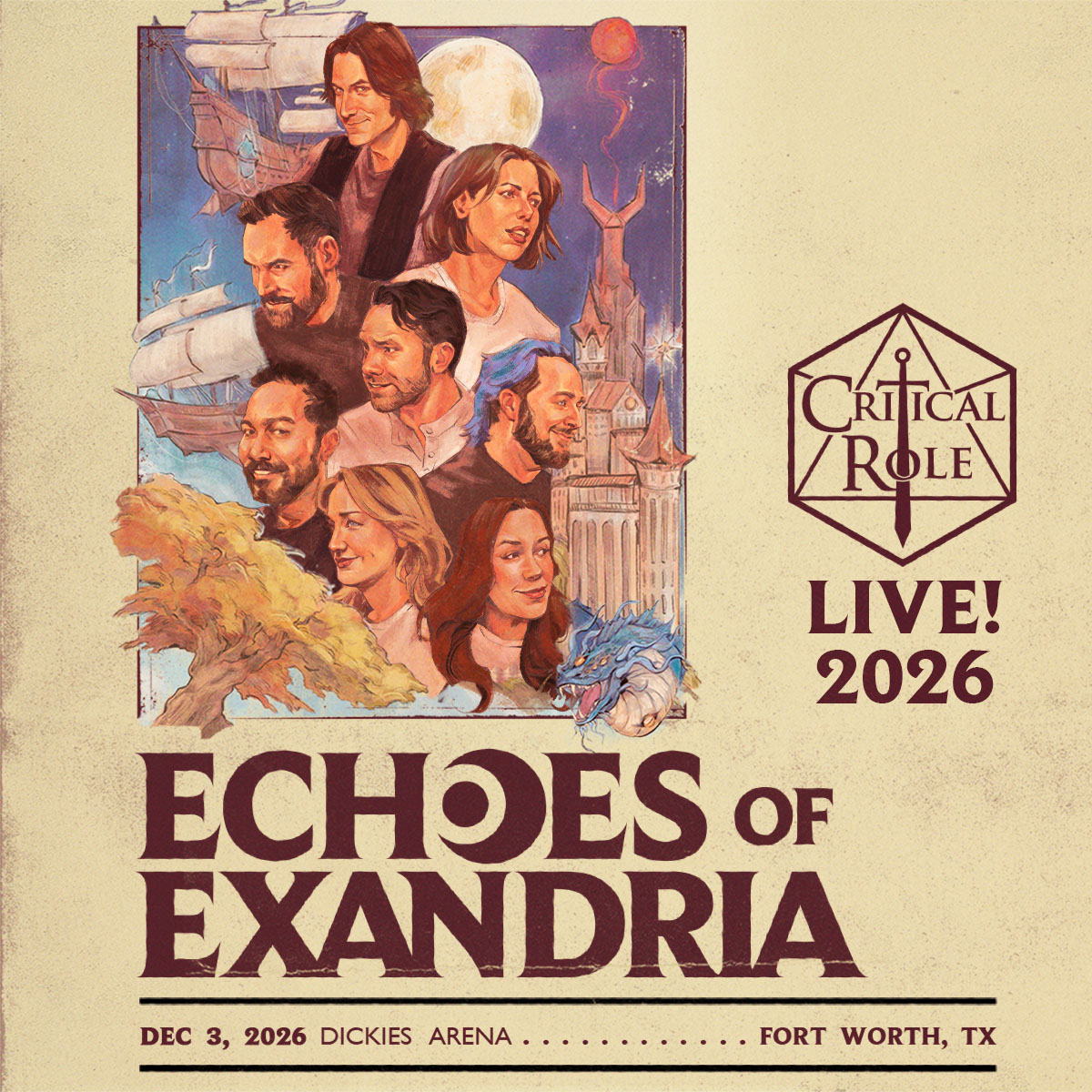 Critical Role Live: Fort Worth - Dec 3, 2026 - CM Events - Fort Worth ...