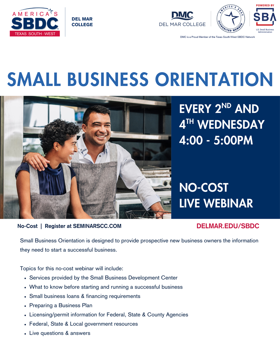 Small Business Orientation - Sep 24, 2025