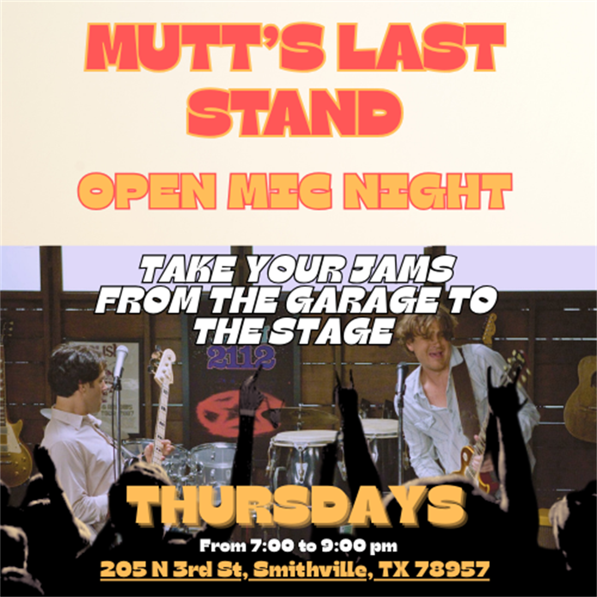 Open Mic Night Thursdays at Mutt's - Feb 19, 2026