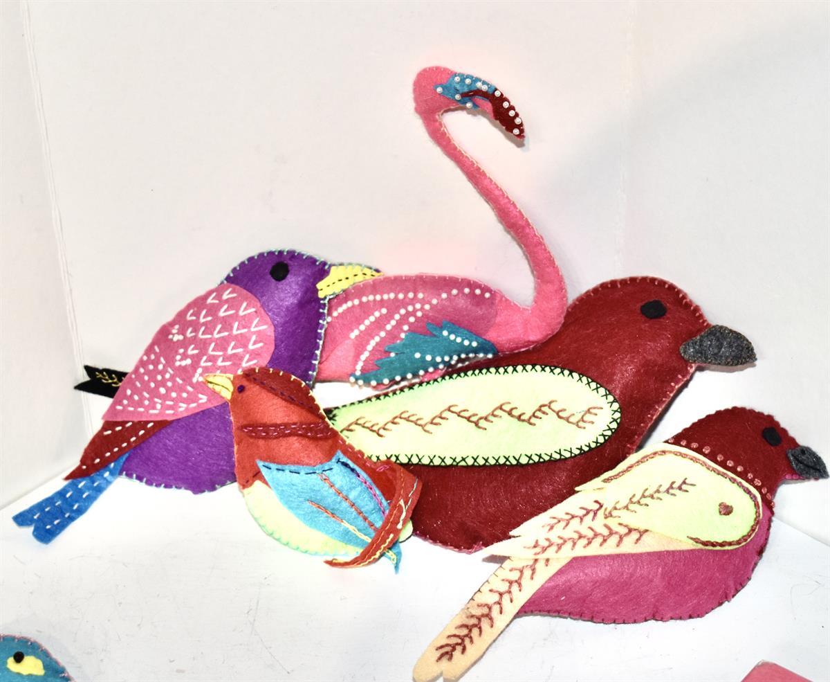 Felt Lovebirds Stitching Class with Susan Ritter - Jan 14, 2026
