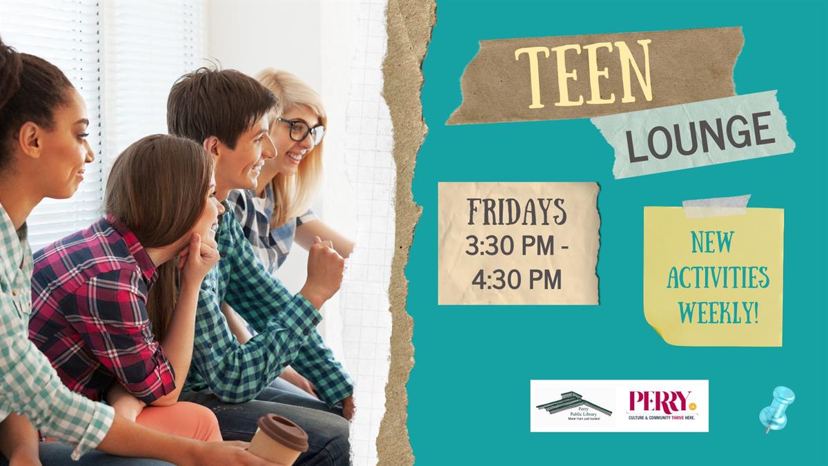 Teen Lounge (6th to 12th Grades): Fridays - Dec 12, 2025 - CITY OF ...