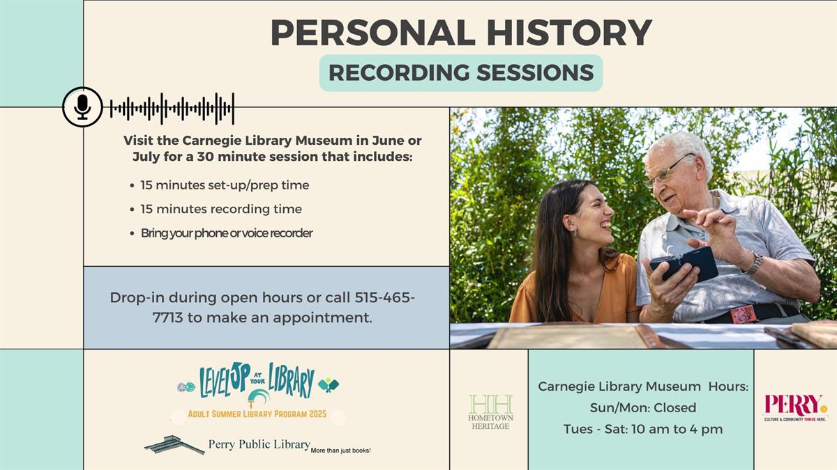 Level Up Your Personal History Recording Sessions (Adult Summer Library ...