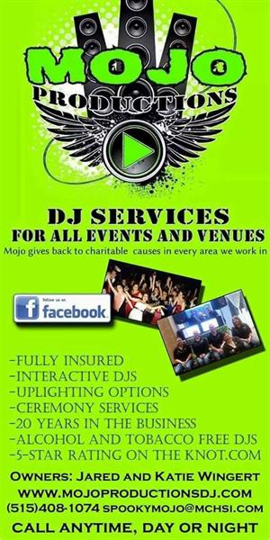 Mojo Productions | DJ | Entertainment | Event Room Rental & Services ...