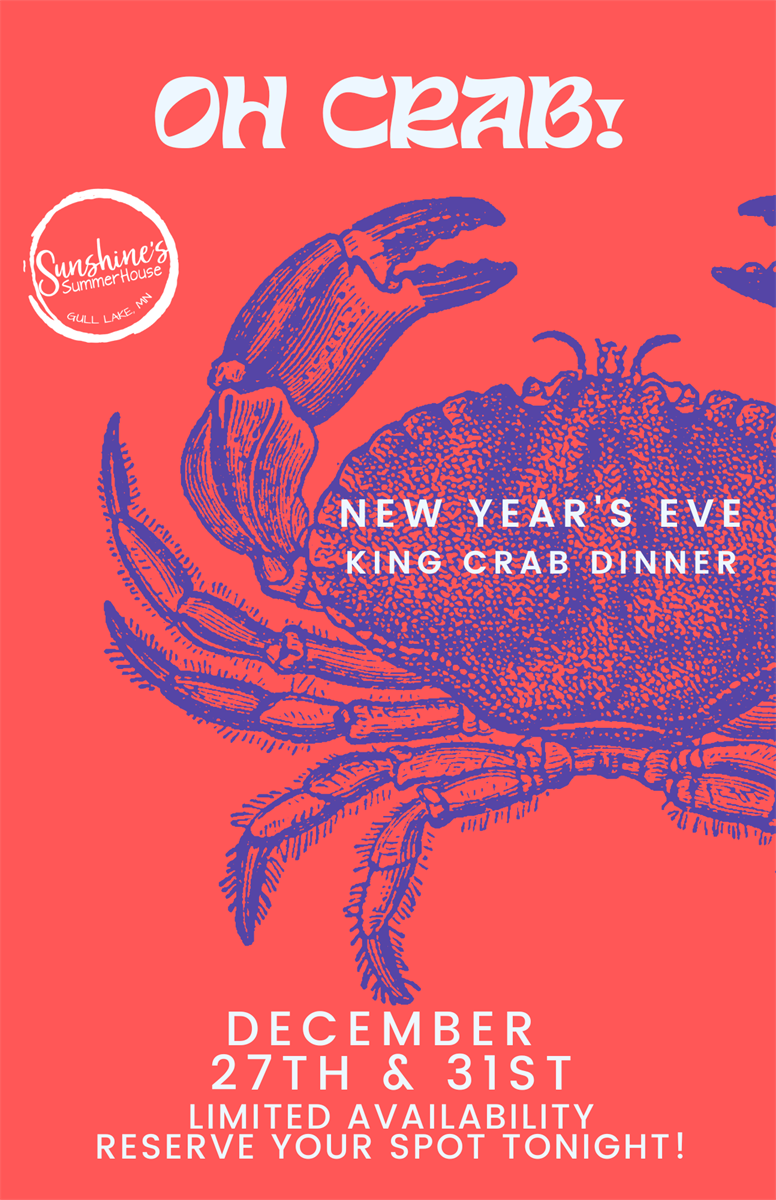 Sunshine's King Crab Dinner - Dec 27, 2025