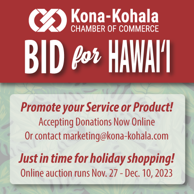 Bid for Hawai'i 2023 - News - Kona-Kohala Chamber of Commerce, HI