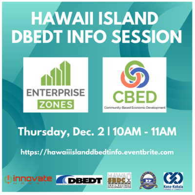 Hawaii DBEDT Info Session - News - Kona-Kohala Chamber of Commerce, HI