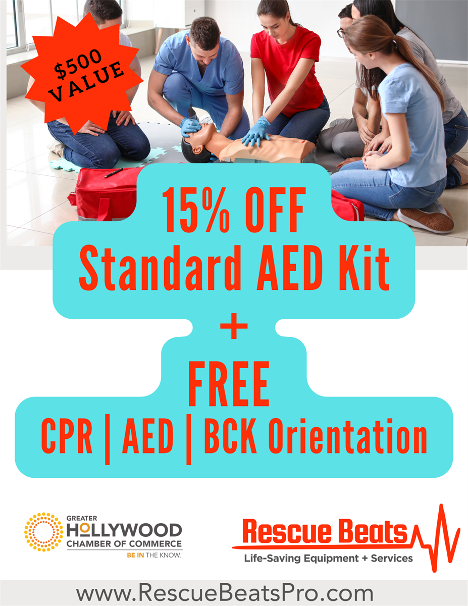 Rescue Beats AED & CPR - 15% OFF Standard AED Kit + FREE CPR Awareness ...