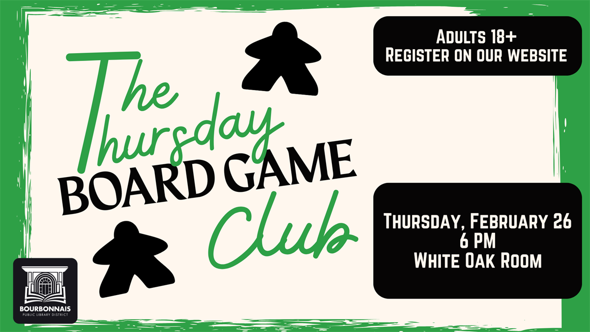 The Thursday Board Game Club - Feb 26, 2026