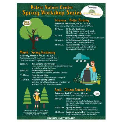 Retzer Nature Center Announces New Spring Workshop Series - News