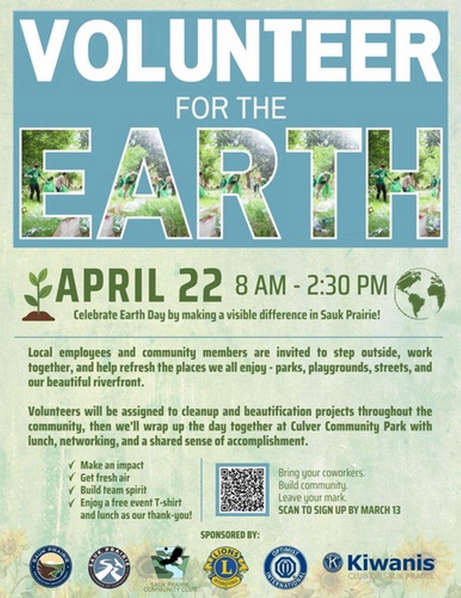Volunteer for the Earth | Earth Day 2026 - Apr 22, 2026