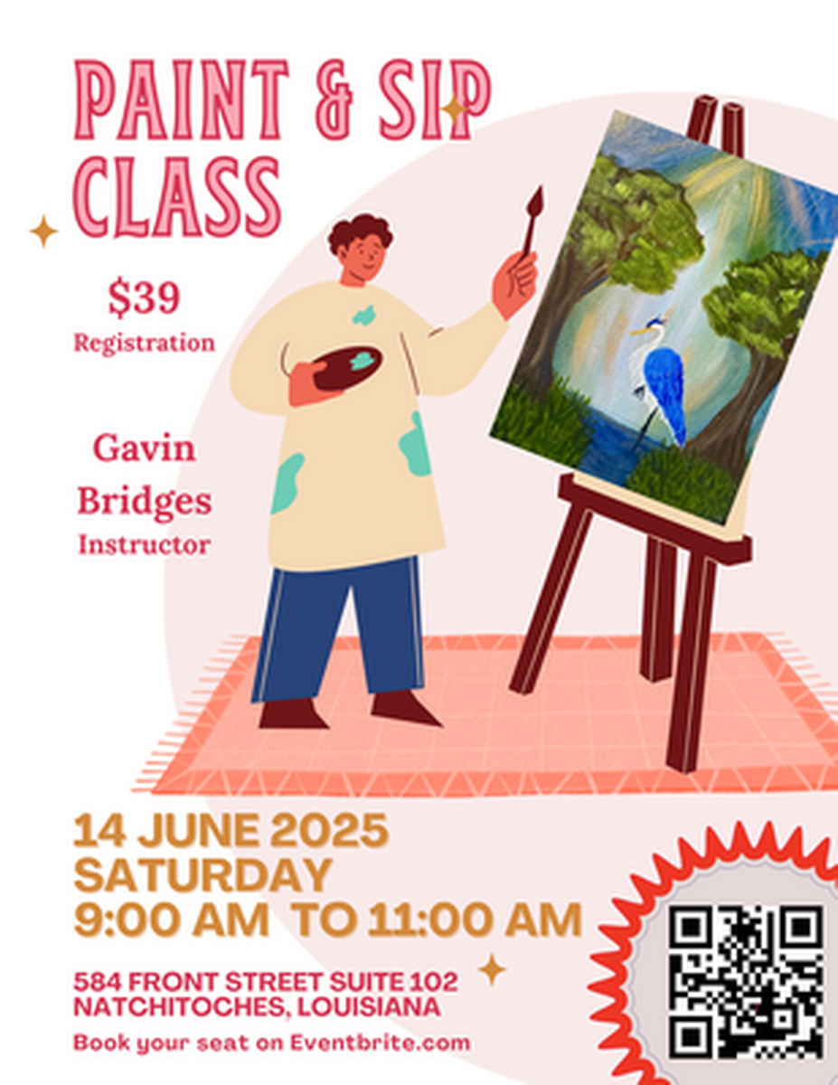 Paint & Sip Class - Jun 14, 2025