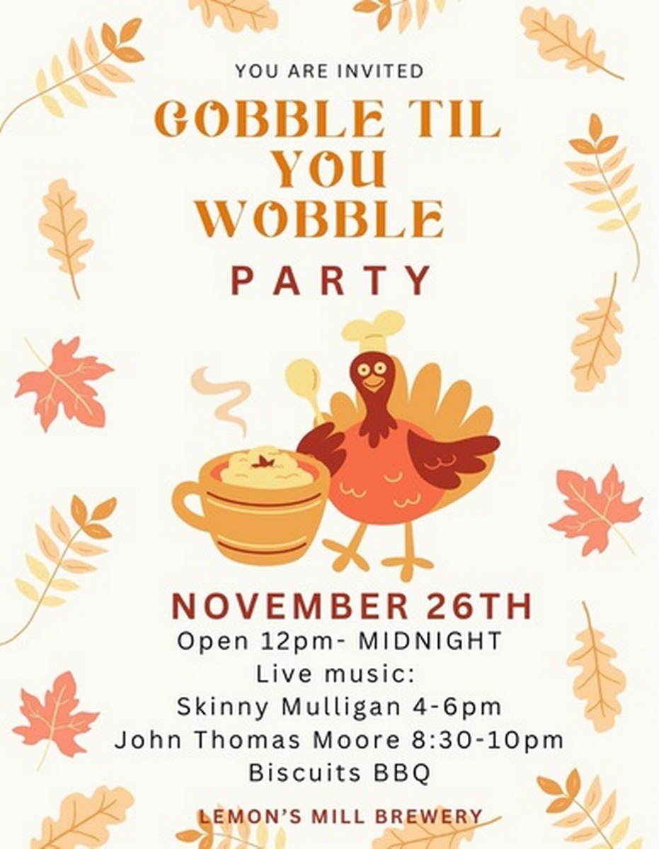 Gobble til you Wobble - Nov 26, 2025 - Mercer County Chamber of ...
