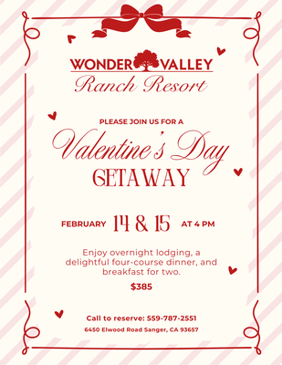 Wonder Valley Ranch Resort & Conference Center: Valentine's Day Getaway ...