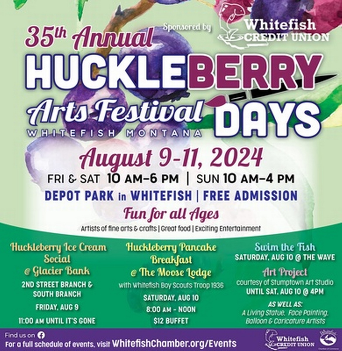 Huckleberry Days 2026, August 7th - 9th - Aug 9, 2026