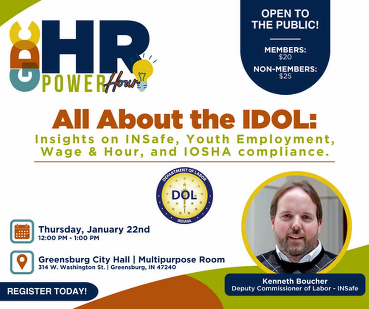 HR Power Hour: All About the IDOL - Jan 22, 2026 - Greensburg/Decatur ...