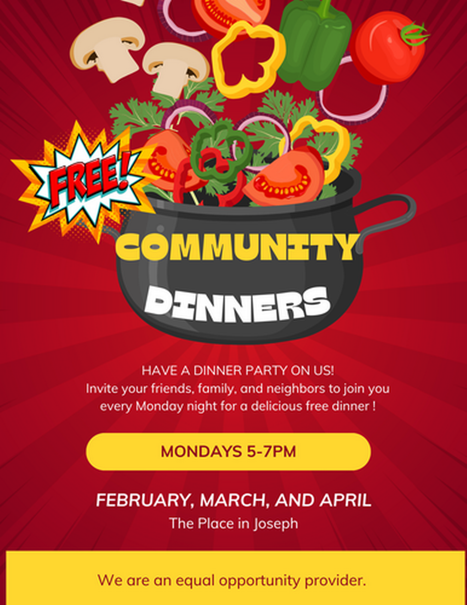 FREE Community Dinner - Feb 12, 2024