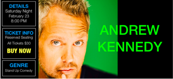 A Night of Stand-Up Comedy - Andrew Kennedy - Feb 23, 2019 - Event ...
