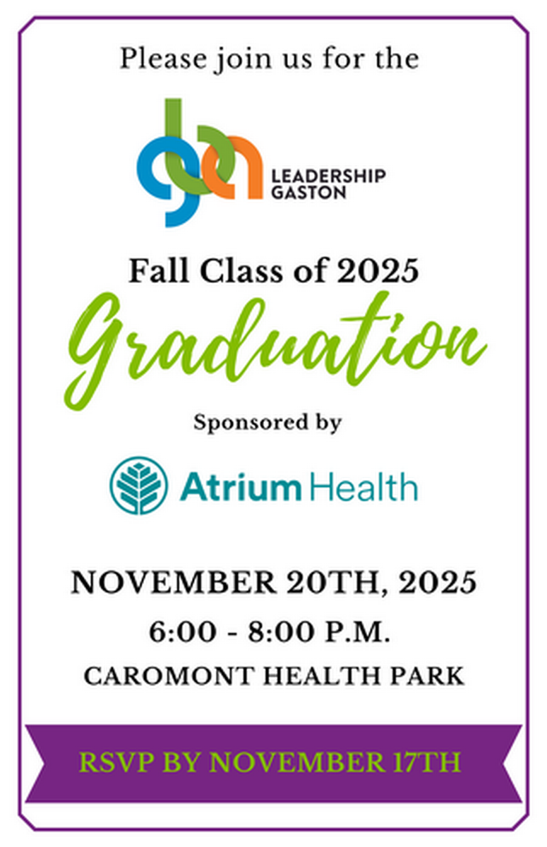 Leadership Gaston Graduation Fall 2026 - Nov 19, 2026