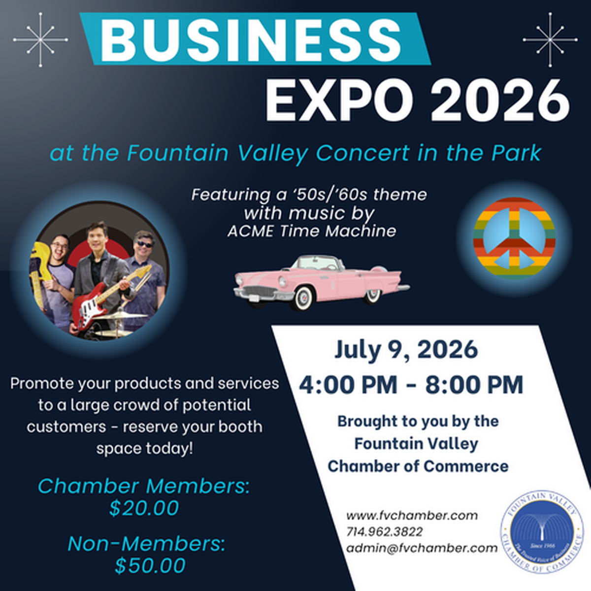 Business Expo @ FV Concert in the Park - Jul 9, 2026 - Fountain Valley ...