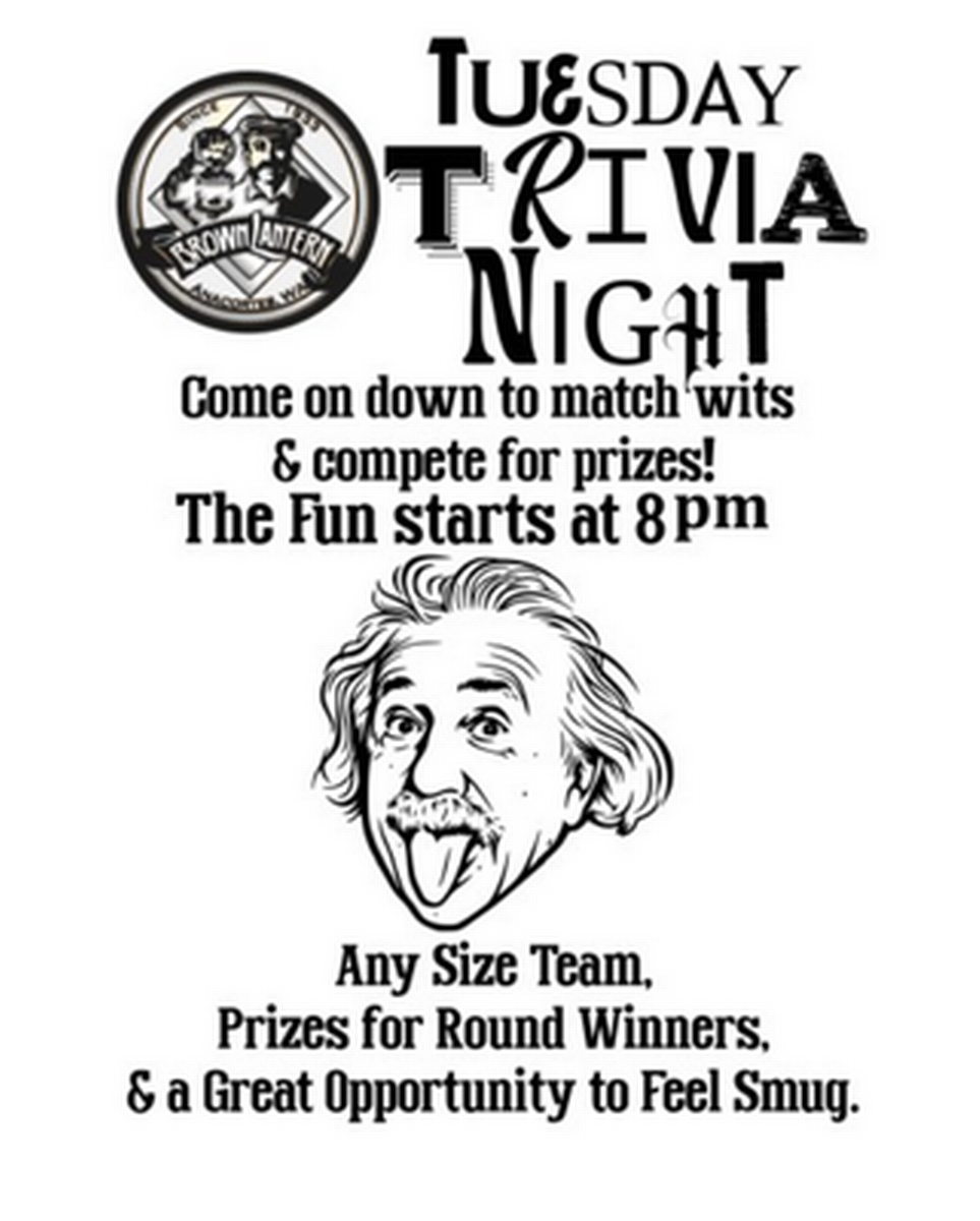 Tuesday Trivia Night - Aug 26, 2025