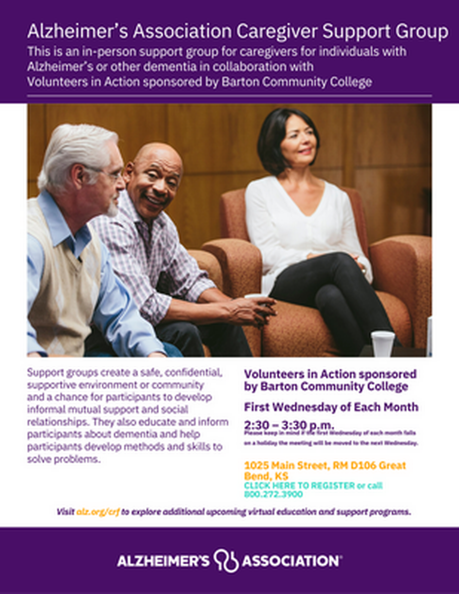 Alzheimer’s Association Caregiver Support Group - Jul 1, 2026 - gbchamber