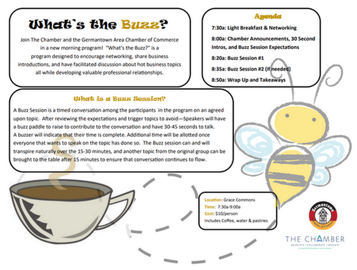 What's the Buzz Networking - Dec 6, 2023 - Germantown Area Chamber of ...