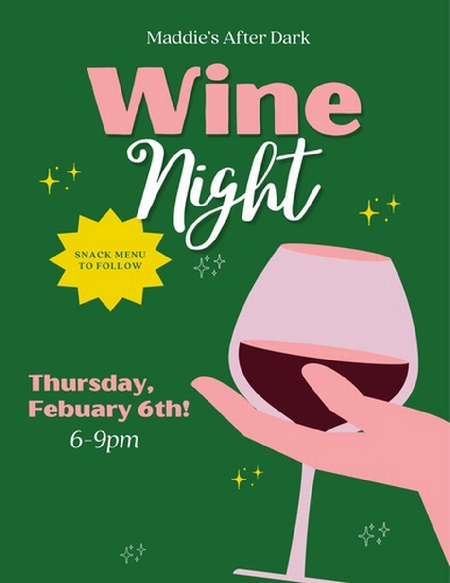 After Dark Wine Night | Maddie Cakes Bakery - Feb 6, 2025 - Davie ...