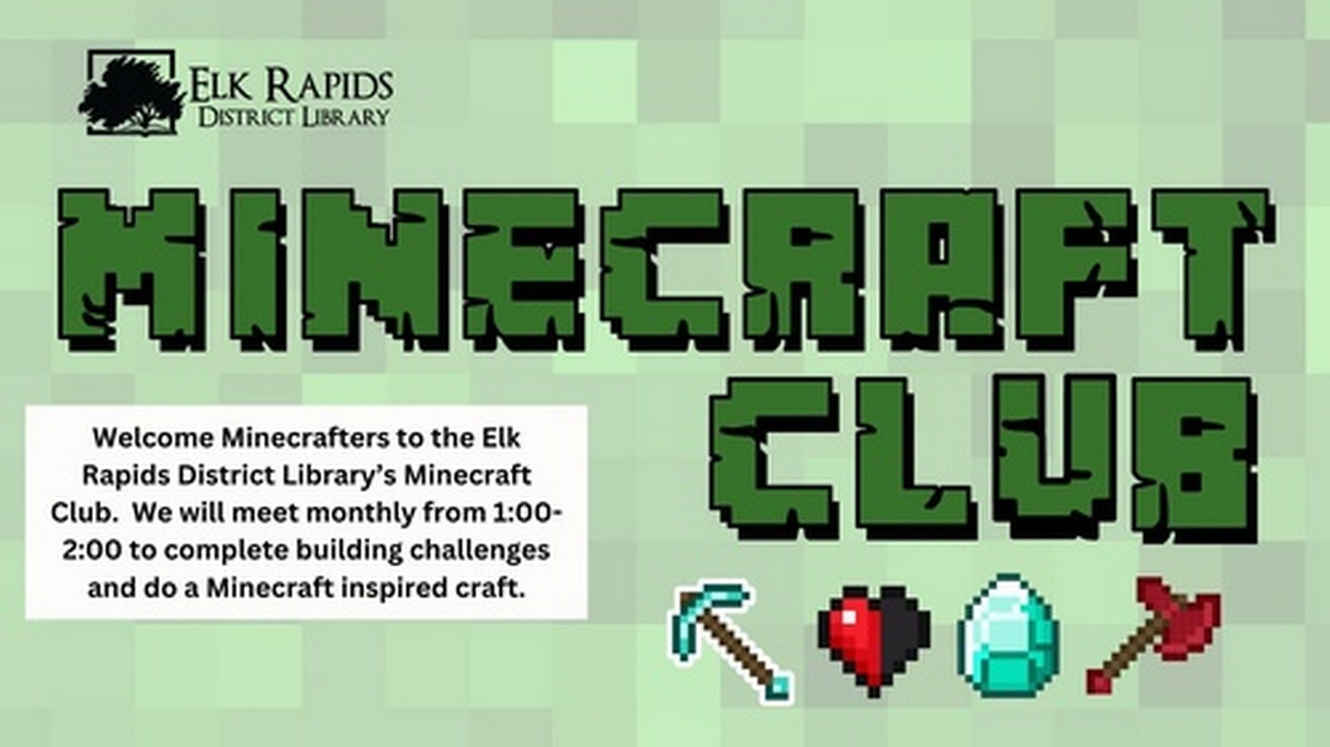 Minecraft Club at the Library - Mar 9, 2025