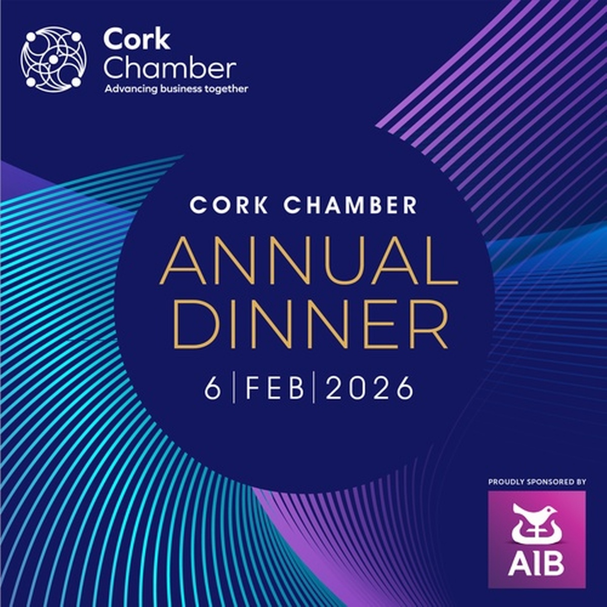 SAVE THE DATE: Cork Chamber Annual Dinner 2026 - Feb 6, 2026 - Cork Chamber