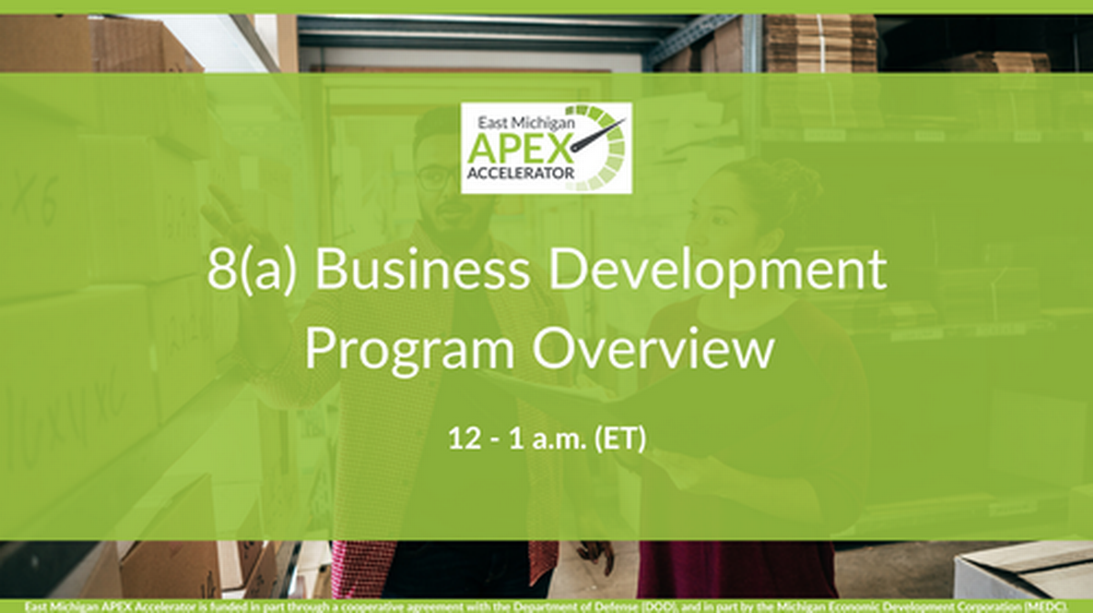 8(a) Business Development Program Overview - Sep 10, 2025