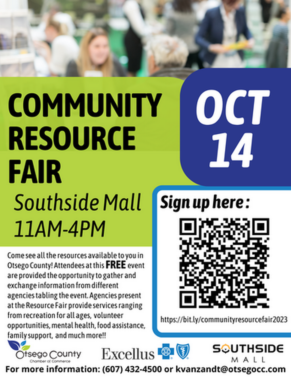 2023 - Community Resource Fair - Oct 14, 2023 - The Otsego County ...