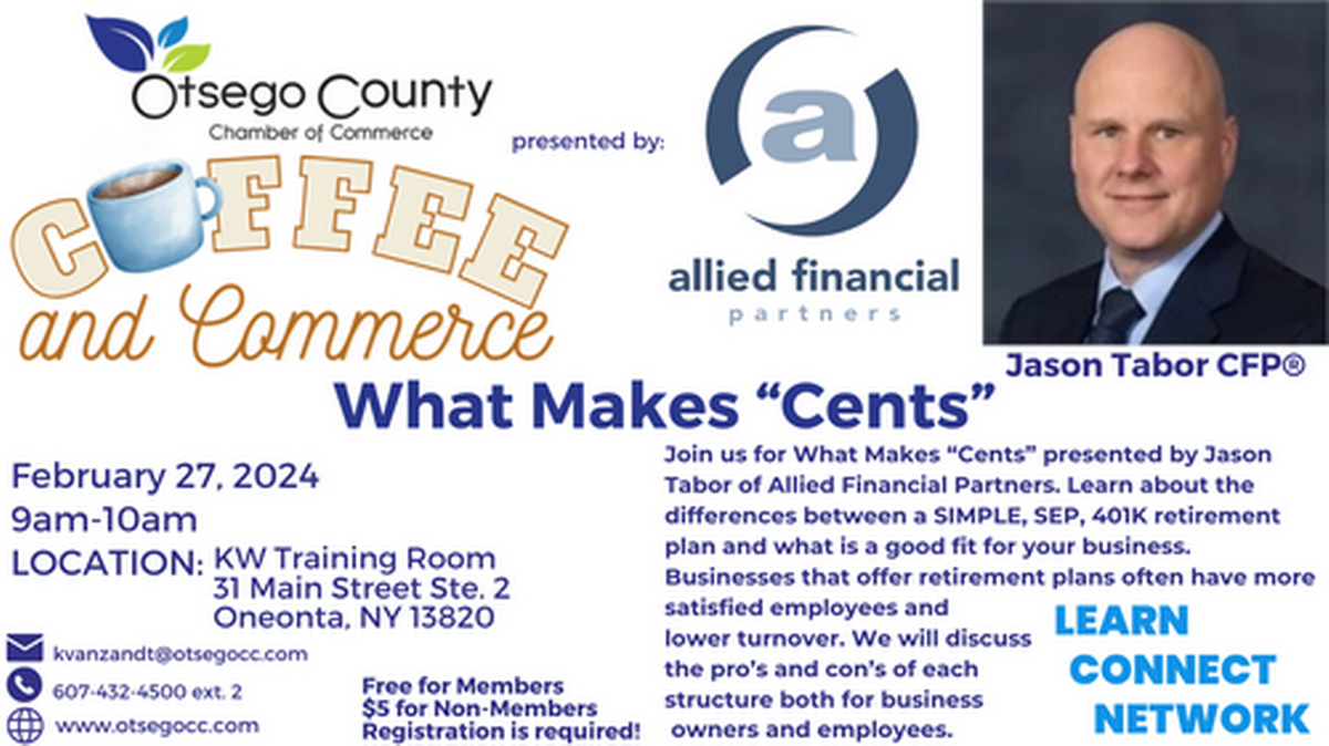2024 - Coffee & Commerce - What Makes "Cents" - Feb 27, 2024 - The ...