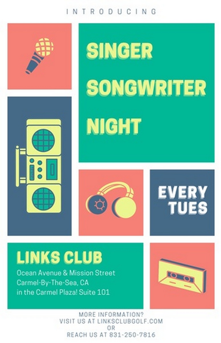Singer-Songwriter Night at the Links Club - Feb 4, 2025