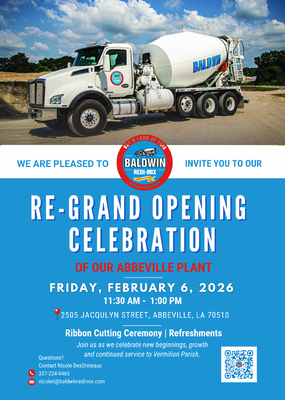 Ribbon Cutting - Baldwin Redi-Mix - Feb 6, 2026 - Vermilion Chamber of ...