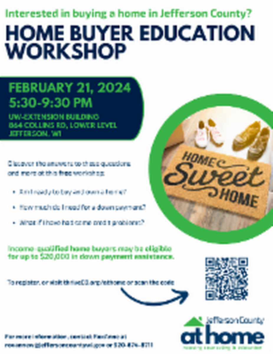 Homebuyer Education Workshop - Nov 13, 2024