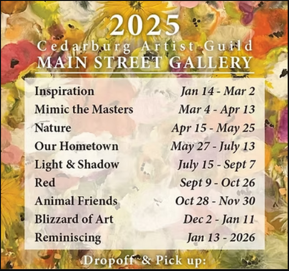 Main Street Gallery - ''Red'' - Sep 10, 2025