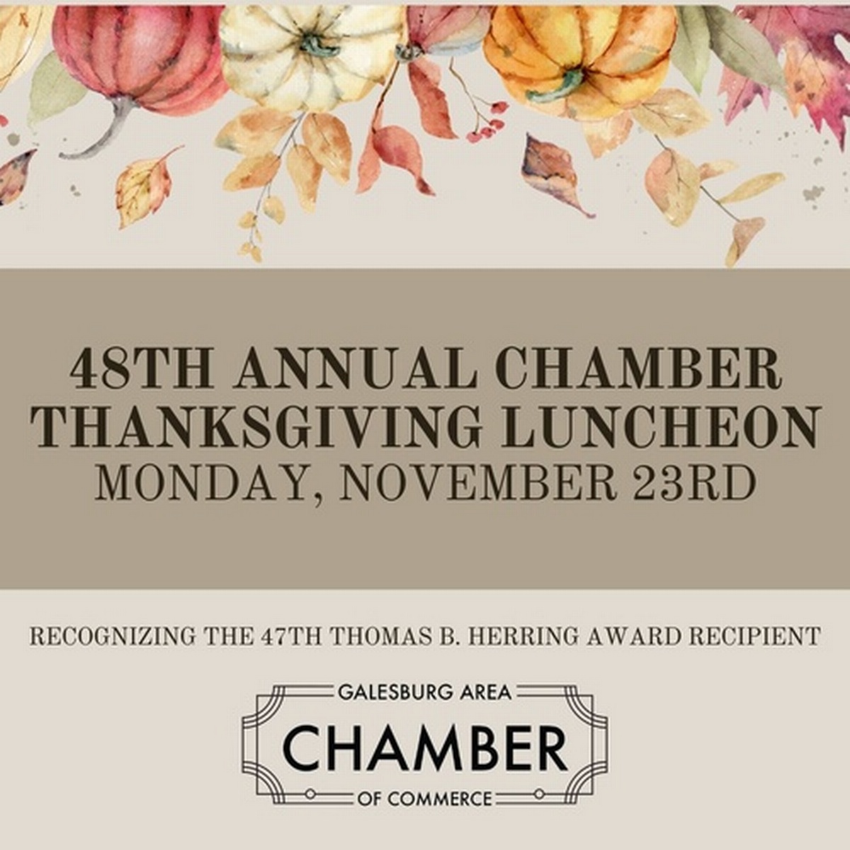 48th Annual Thanksgiving Luncheon - Nov 23, 2026