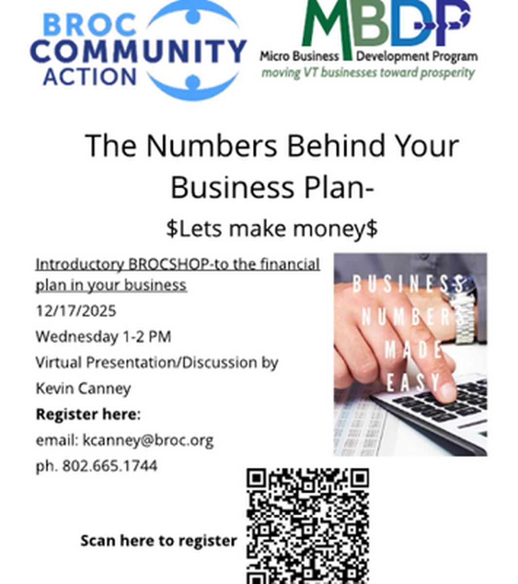 The Numbers Behind Your Business Plan - Dec 17, 2025