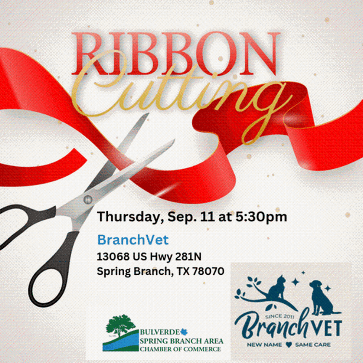 Ribbon Cutting for BranchVet - Sep 11, 2025