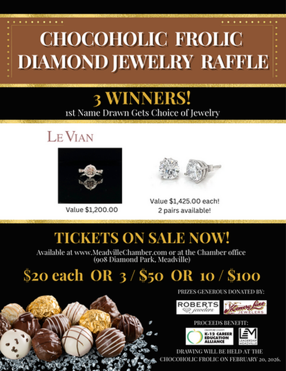 Chocoholic Frolic Chocolate Diamond Jewelry Raffle 2026 - Feb 20, 2026 ...